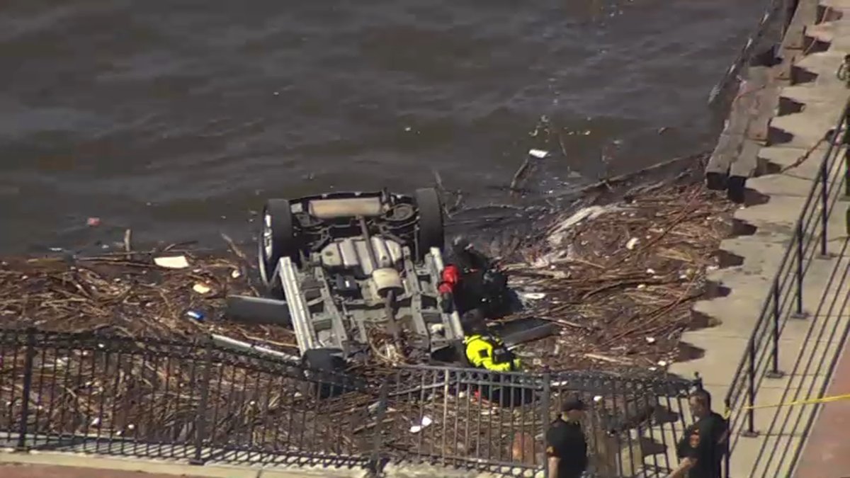 Camden: Rescatan a tres tras caída de auto en río Delaware – Telemundo 62