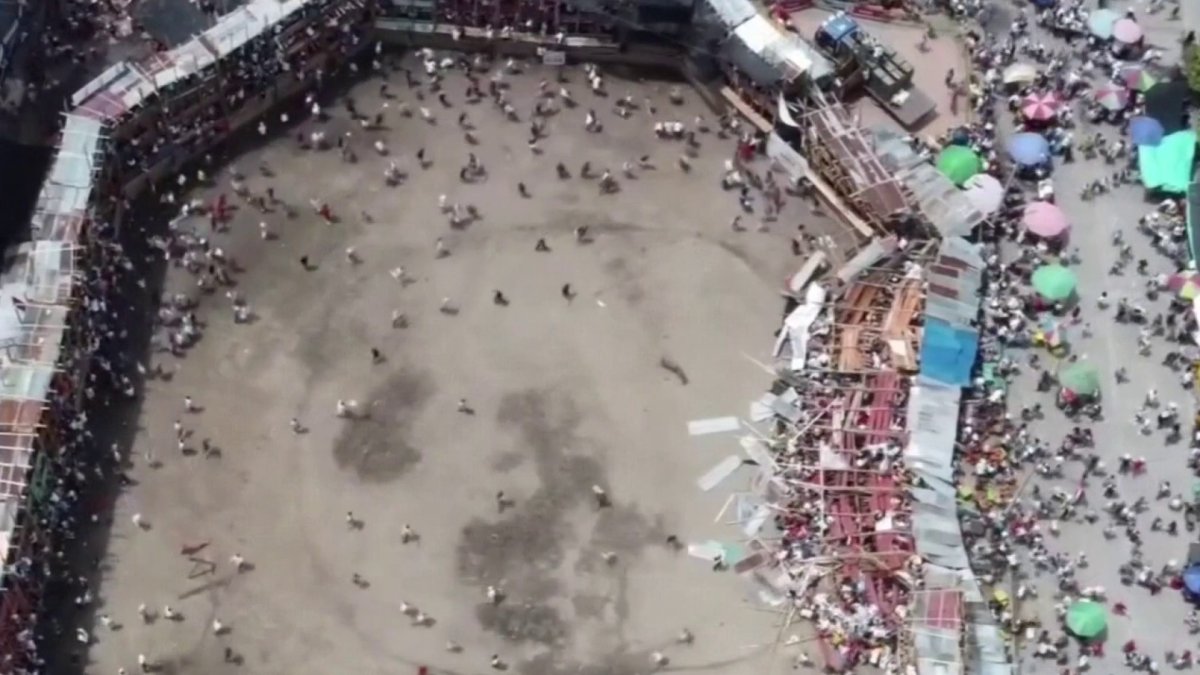 En Video Desplome De Gradas En Plaza De Toros Colombiana Telemundo 62
