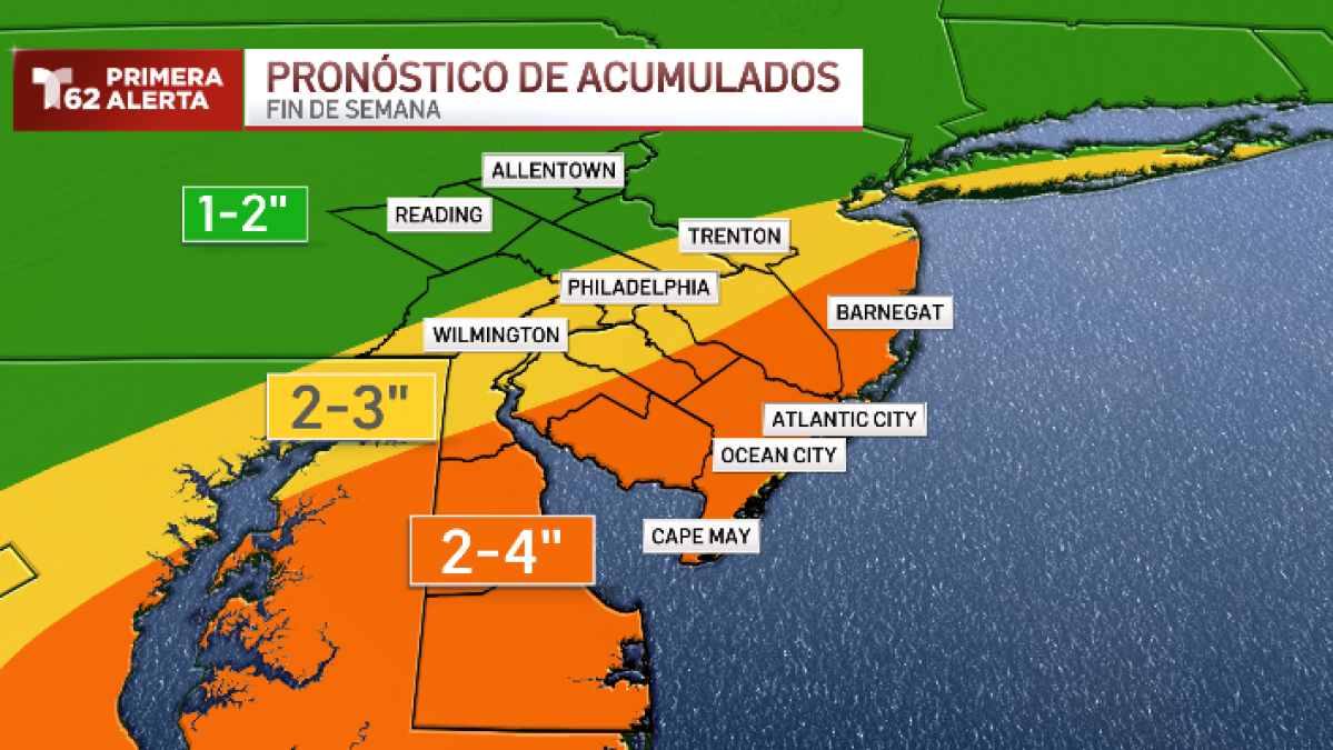 Philadelphia: Riesgo de lluvias torrenciales, fuertes vientos e ...