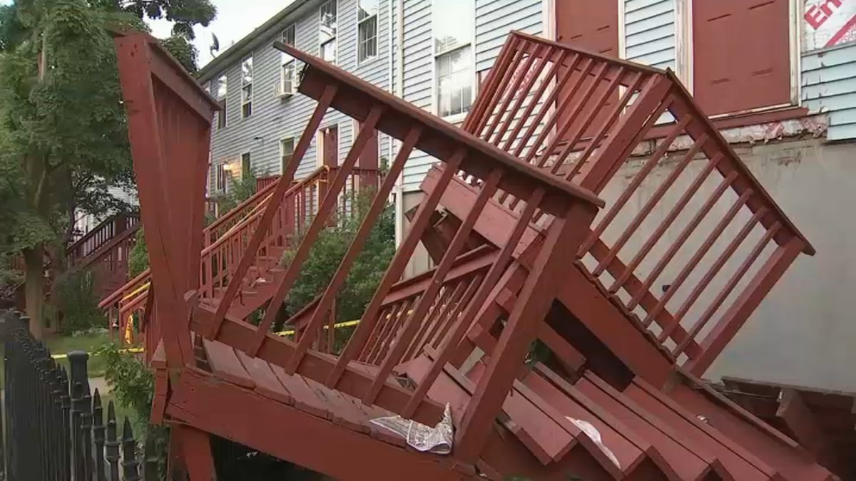 Derrumbe en Newark deja 8 heridos durante celebración – Telemundo 62