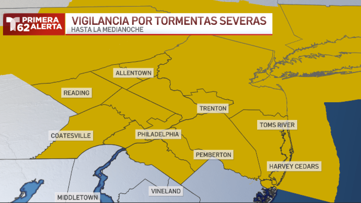 Philadelphia: Se esperan vientos dañinos y tormentas intensas la tarde ...
