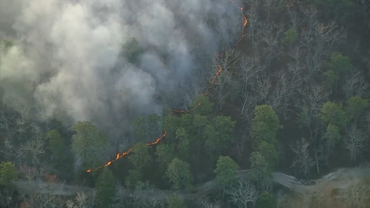 Tercer día del incendio forestal Jones Road en Nueva Jersey – Telemundo 62