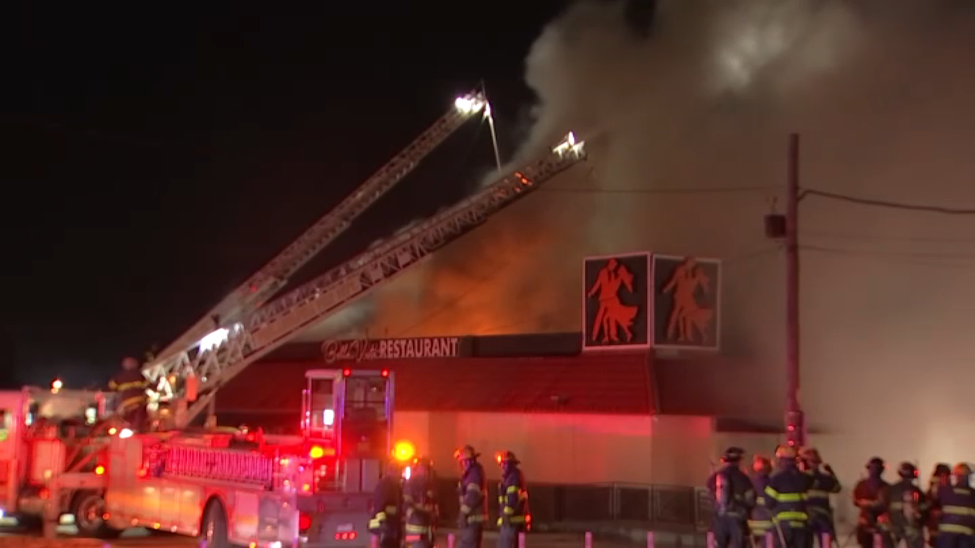 Incendio masivo destruye restaurante Bella Vista en Filadelfia ...